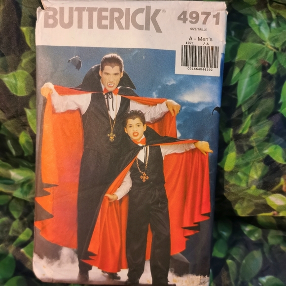 Simplicity | Office | Butterick 497 Sewing Pattern Mens Vampire Costume ...